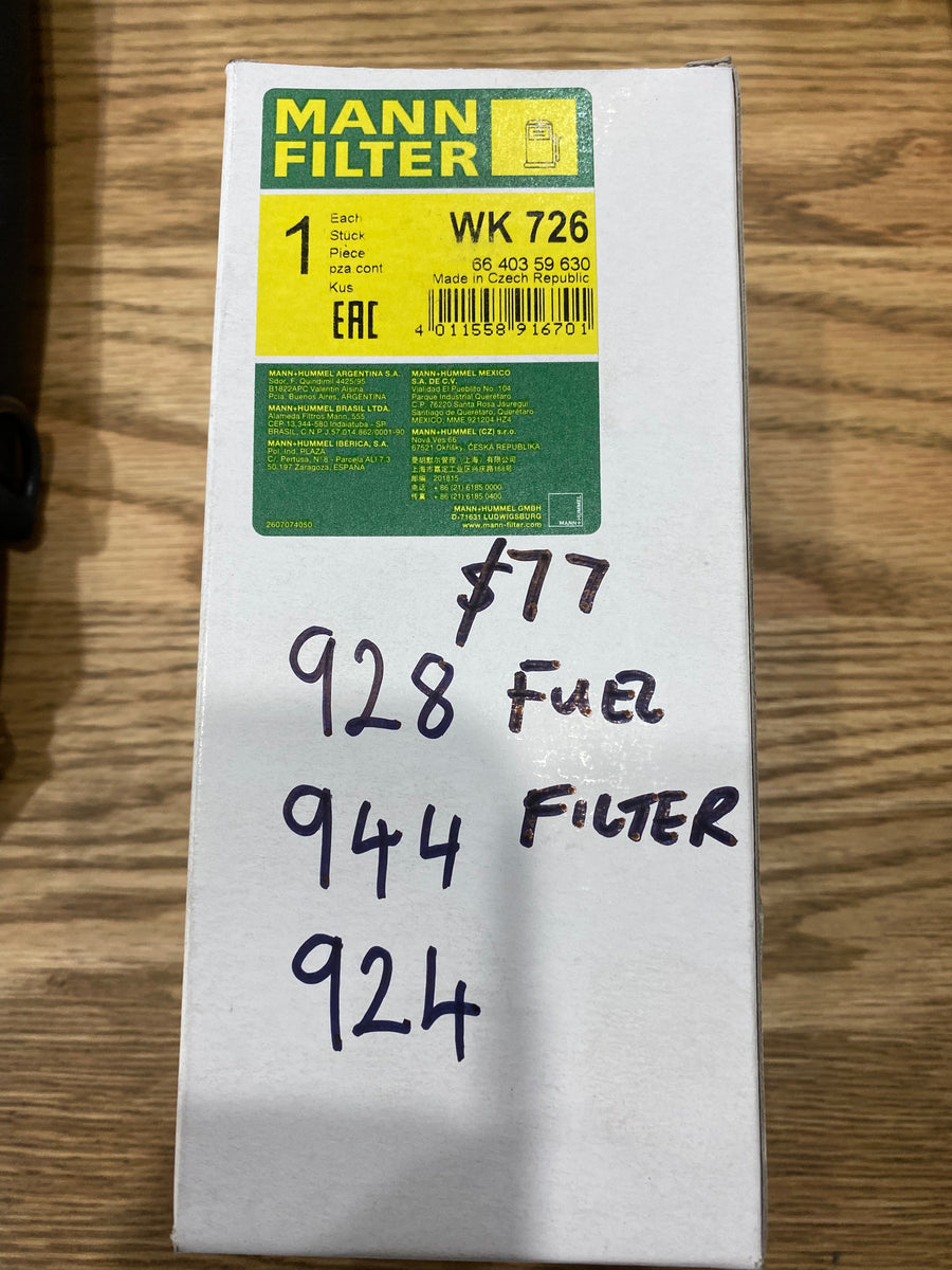 Porsche Mann fuel filter 944 928 911 924 – Das Nine Porsche Parts